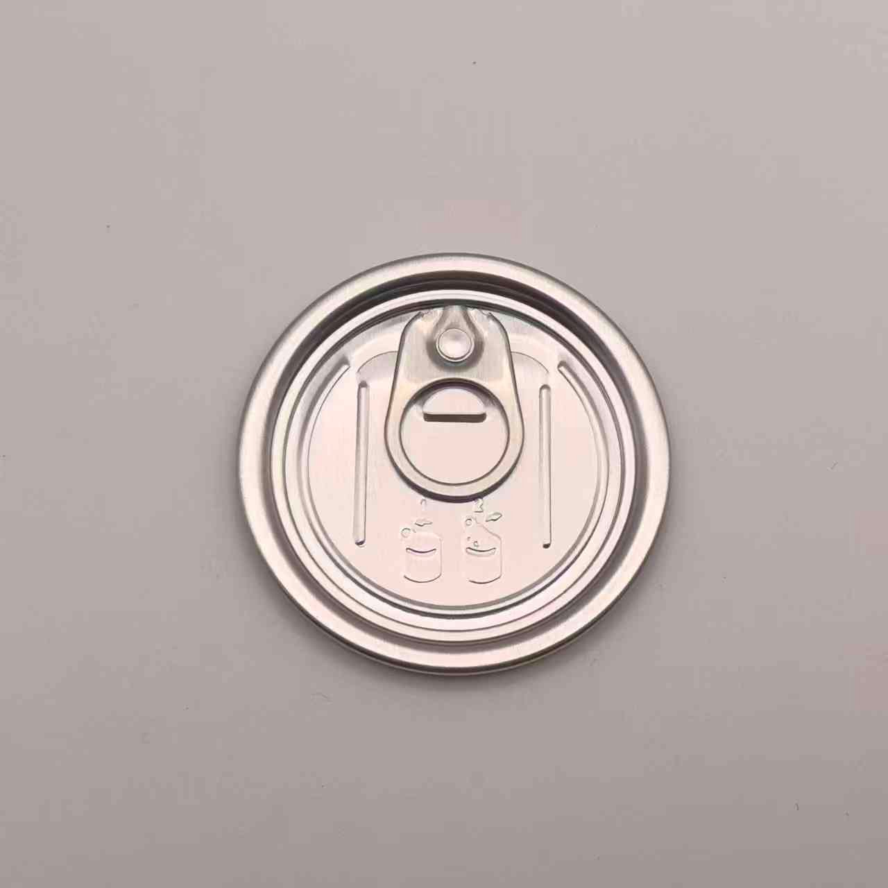 206 Aluminum Easy Open End with Opening Instruction - Epoxy Phenolic ...